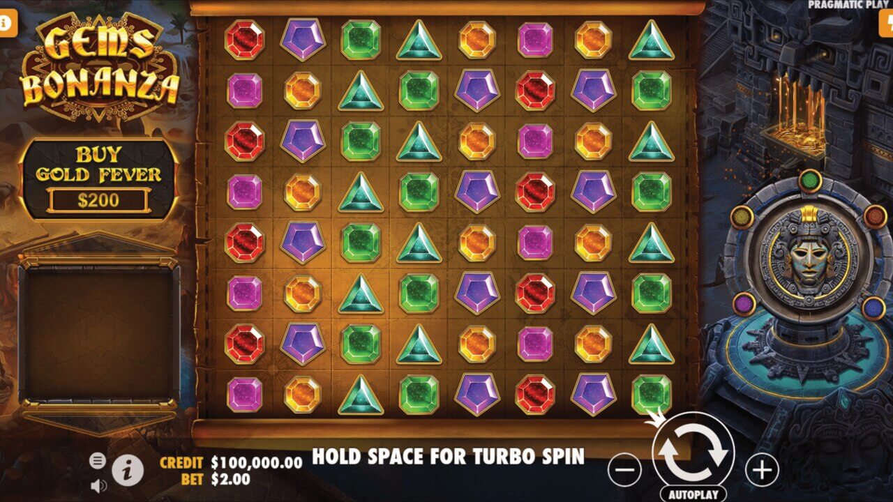 Llévate todas las joyas en Gems Bonanza Slot | PlayUZU